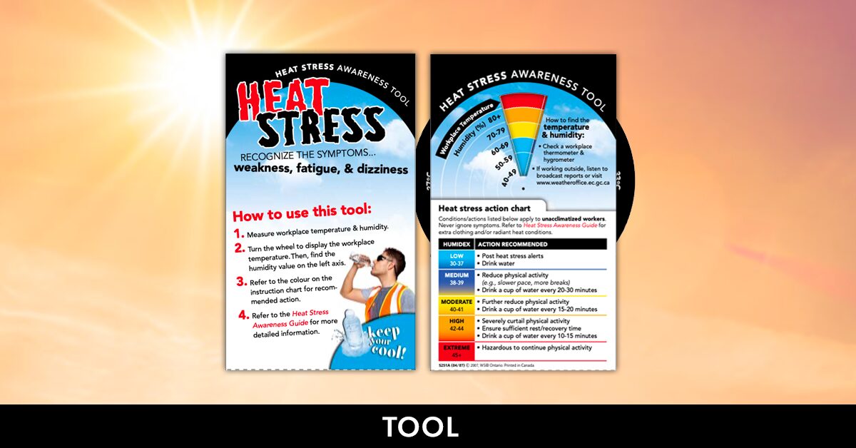 Heat Stress Awareness Wheel Tool - OHCOW