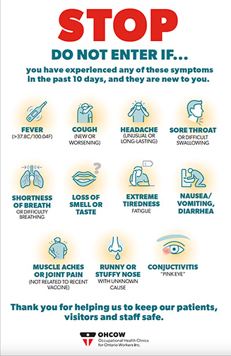 Posters Promoting Protection Against Airborne Virus - OHCOW