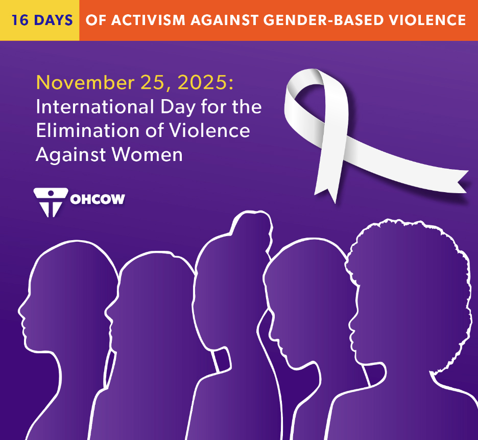 16 Days of Activism Against Gender-based Violence - OHCOW
